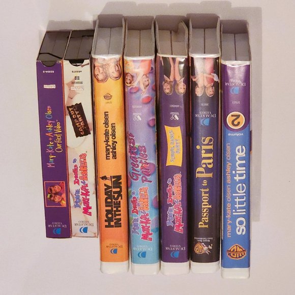 Dualstar Video | Media | Lot Of 7 Vhs Marykate Ashley Olsen Twins Movie ...
